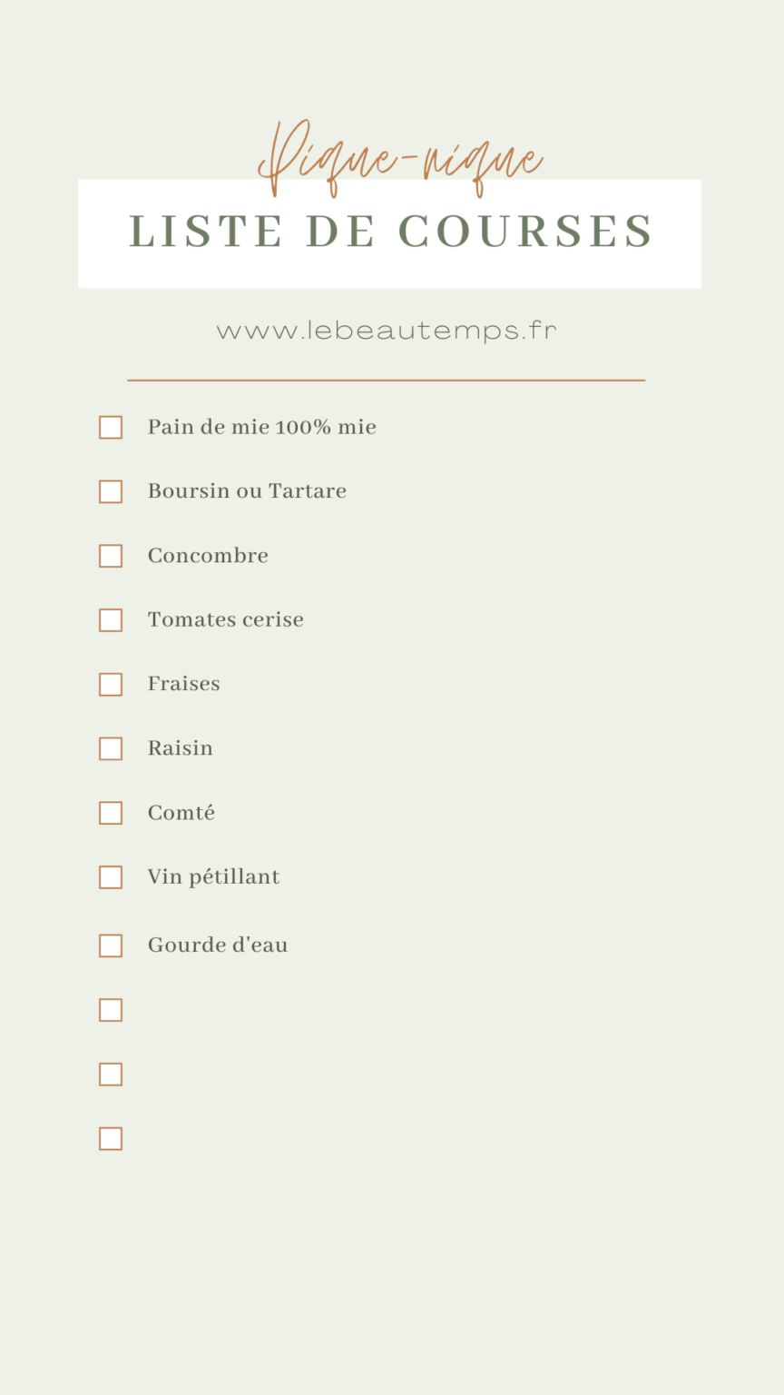 Comment organiser un pique-nique ? - Blog Caen, Lifestyle, beauté et maman
